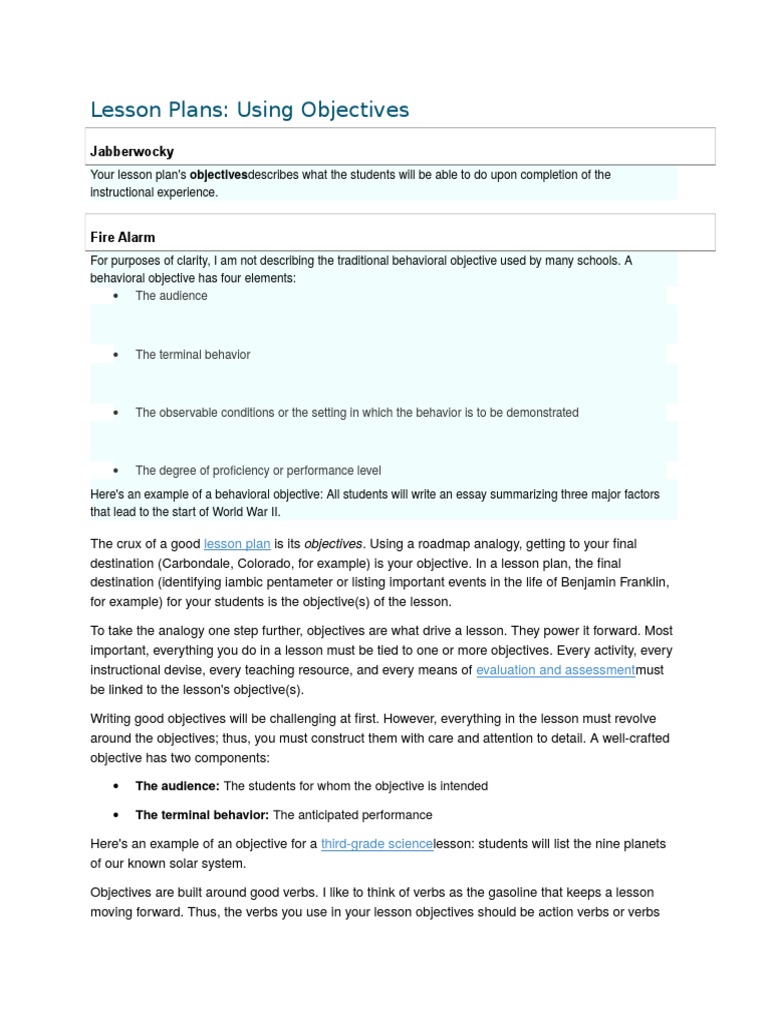 4'AS Lesson Plans | Download Free PDF | English Language | Lesson Plan