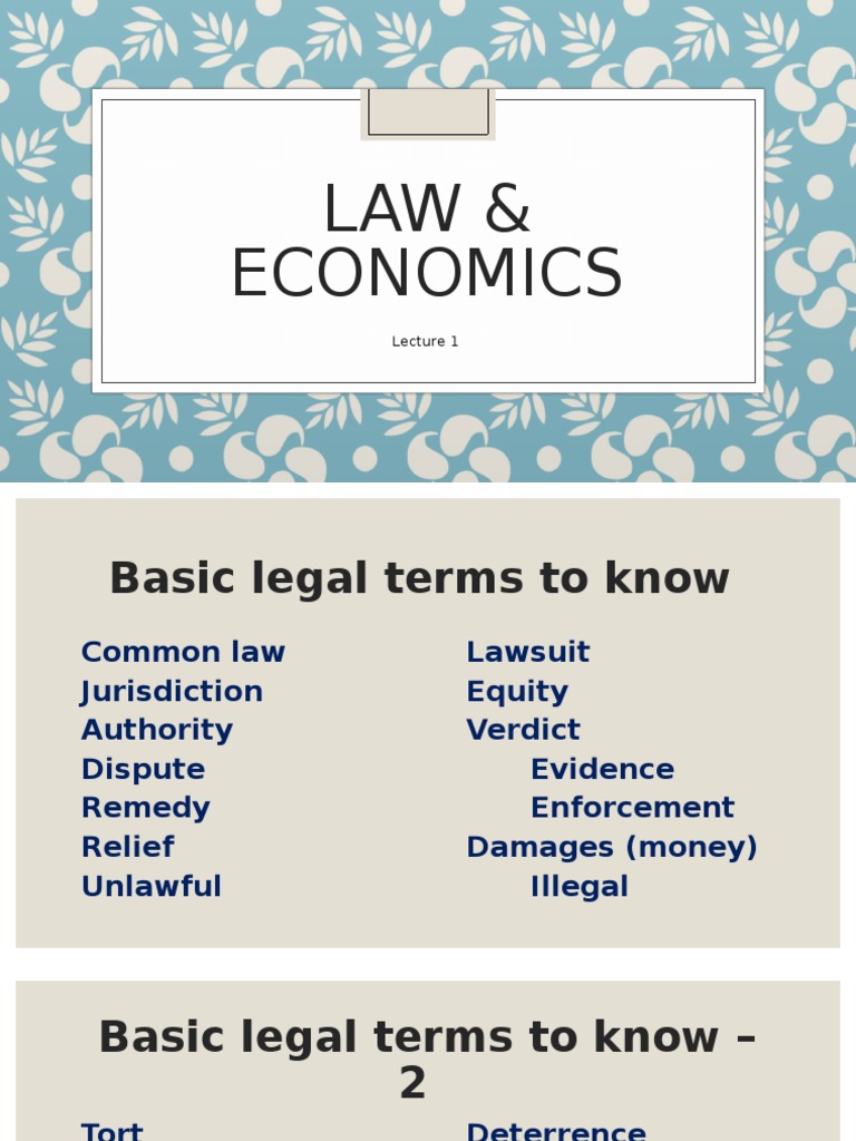 Essential Legal Terms Explained | PDF | Politics | Social Science