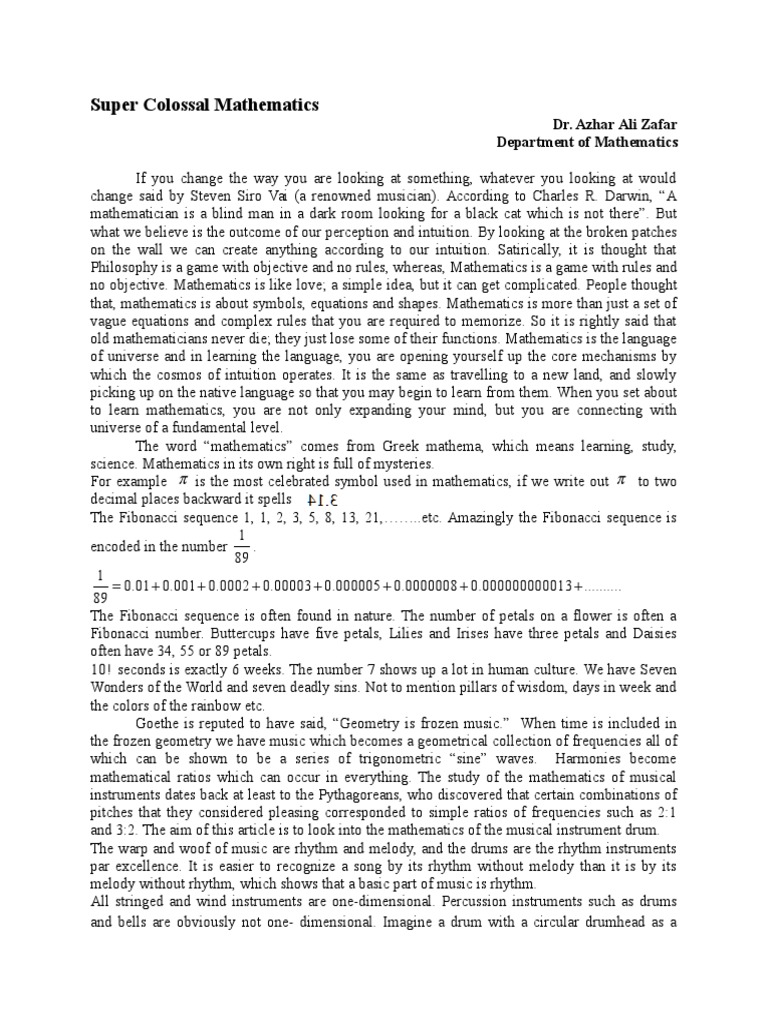 Super Colossal Mathematics | PDF | Eigenvalues And Eigenvectors ...