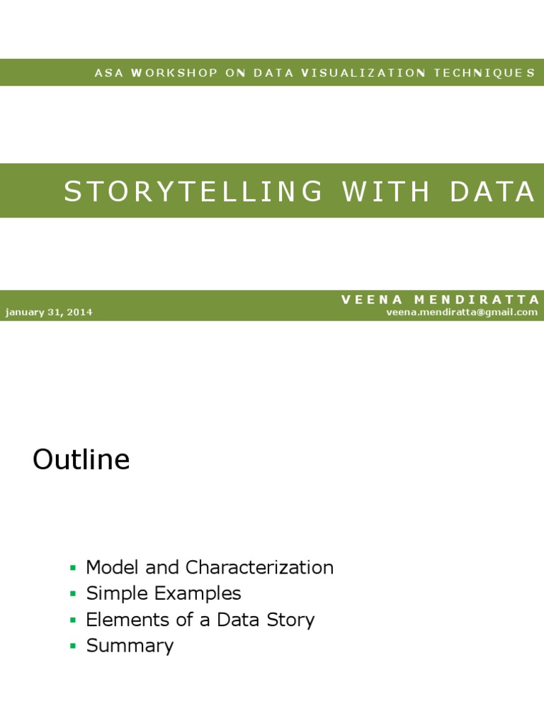 Storytelling With Data Visualization | PDF | Visualization (Graphics ...