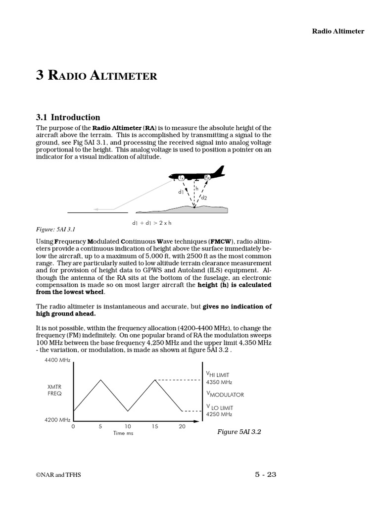 NAR Radio Altimeter PDF | Download Free PDF | Transmitter | Altimeter