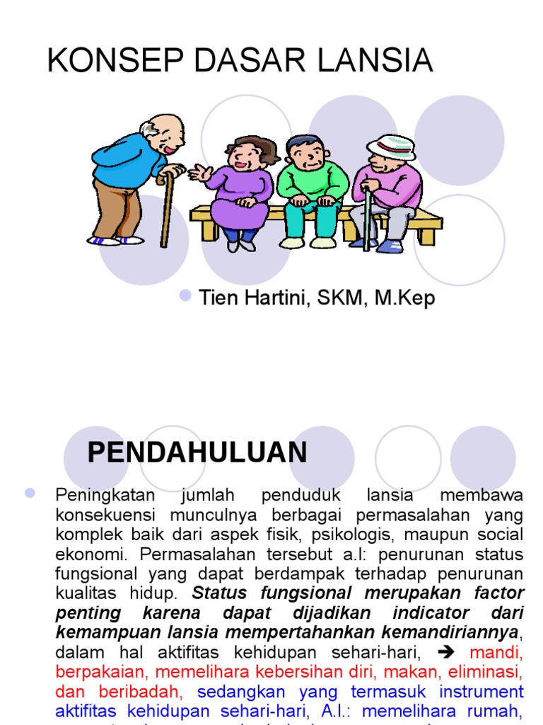 Konsep Dasar Lansia | PDF