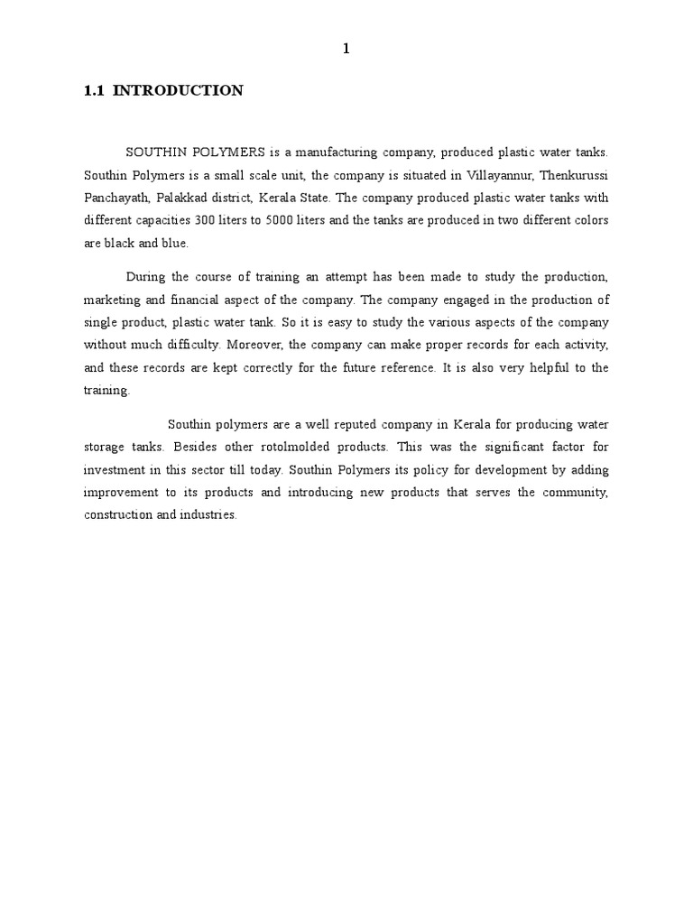 MBA Mini Project (Organization Study) | PDF | Employment | Competition