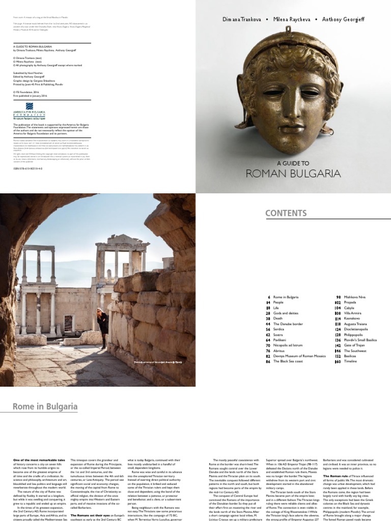 A Guide To Roman Bulgaria | PDF | Ancient Rome