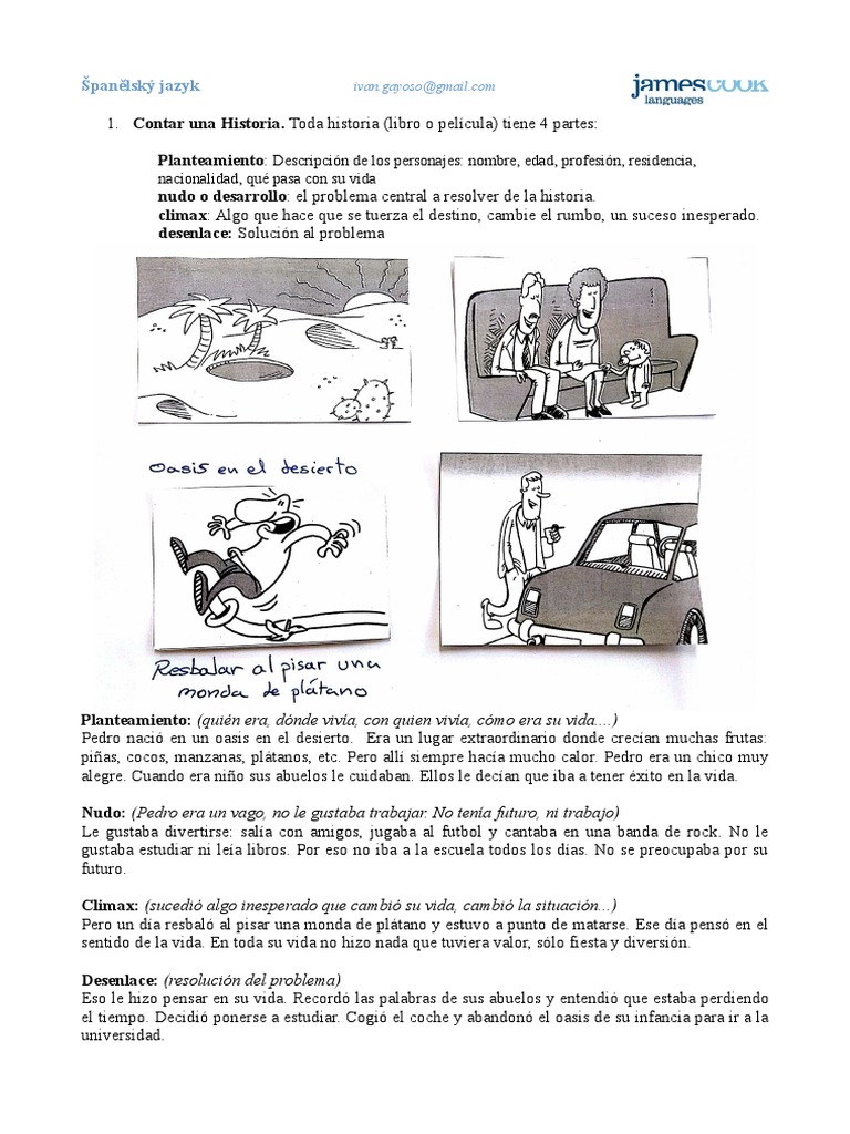 Historias en Pretérito e Imperfecto | PDF