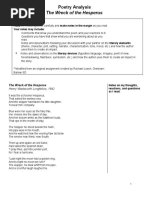 Analysis of Sir Patrick Spens Ballad | PDF | Poetry | Ballad