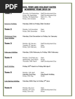 2026 Trimester Academic Calendar | PDF | Academic Term | Observances