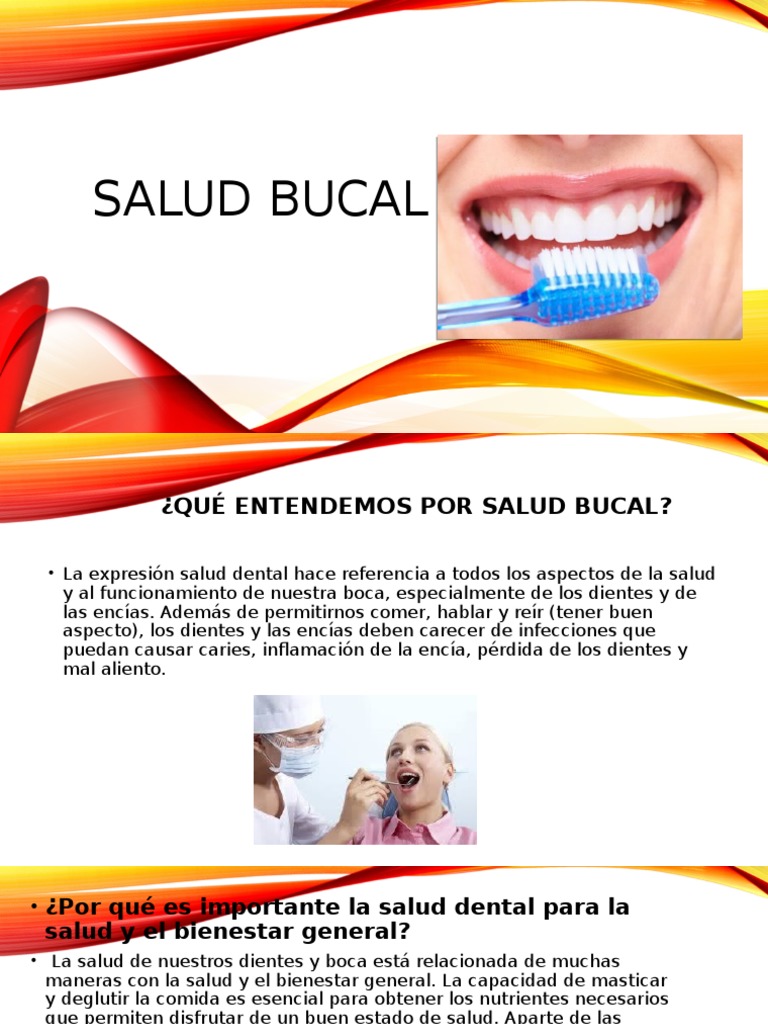 Salud Bucal | PDF | Diente humano | Ramas de Odontología