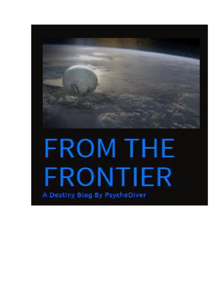 Destiny Frontier by PsycheDiver | PDF | Venus | Mars