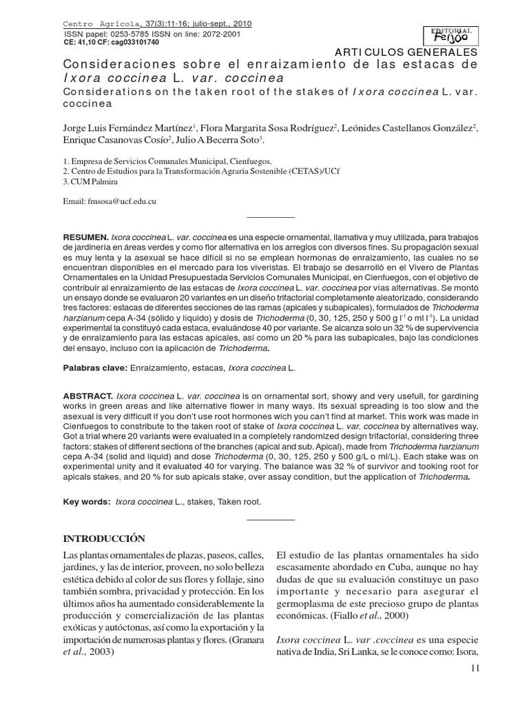 Coralito Ornamental | PDF | Magnesio | Agua