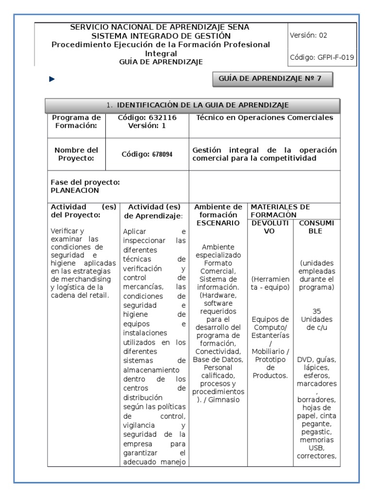 GFPI-f-019 Guia de Aprendizaje Ejecución - Cadena de Frío | PDF | Calor | Termodinámica