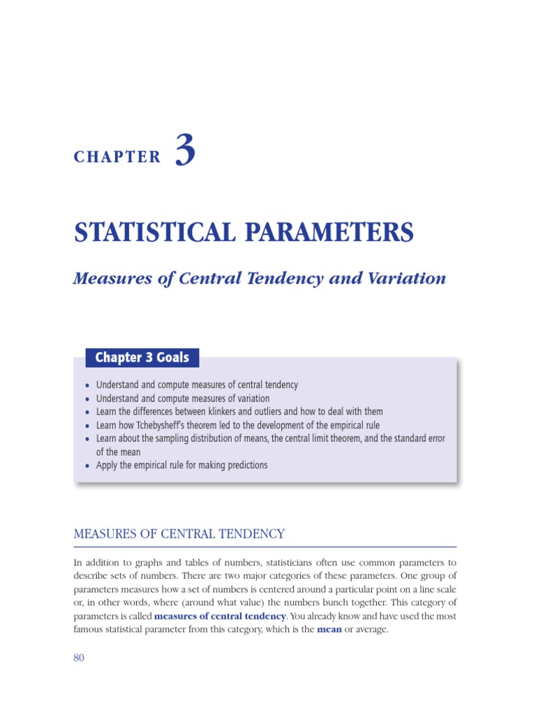 Statistics A Gentle Introduction CH - 3 | PDF | Standard Deviation | Median