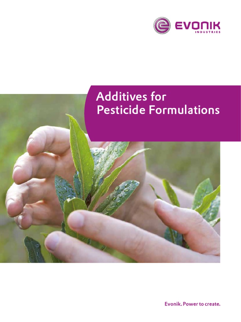 Brochure Additives For Pesticide Formulationsl | PDF | Emulsion ...