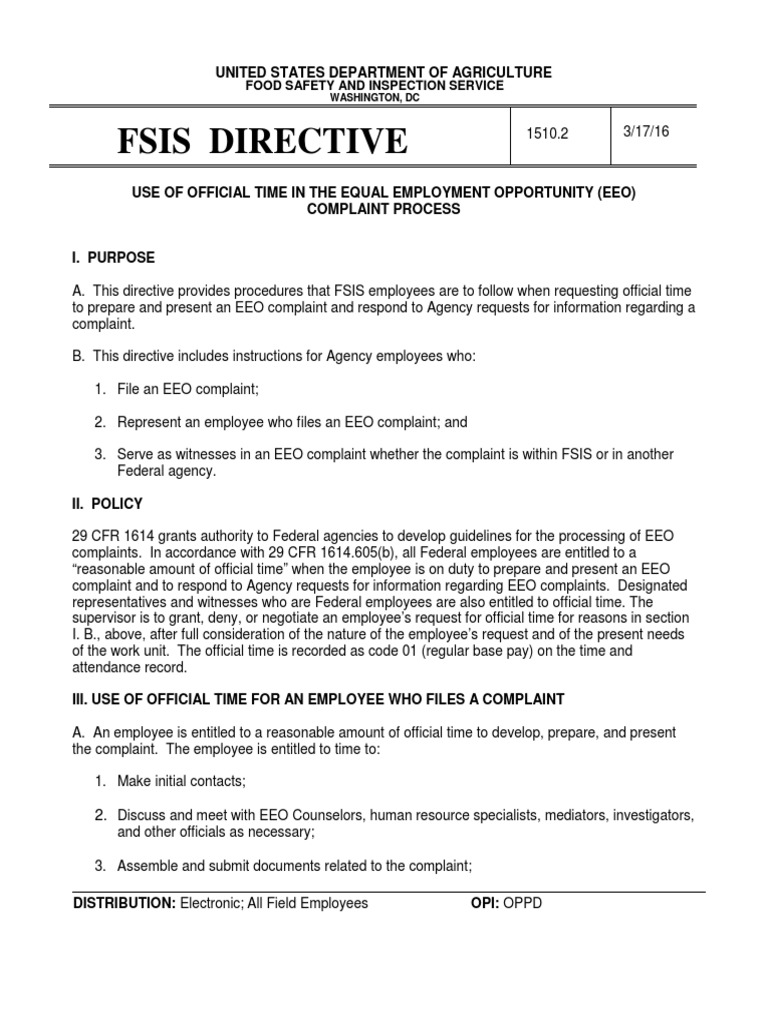 Guidance For Getting Paid When Filing An EEO Complaint | PDF | Equal ...