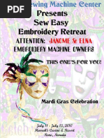 Embroidery Defects Checklists | PDF | Embroidery | Sewing