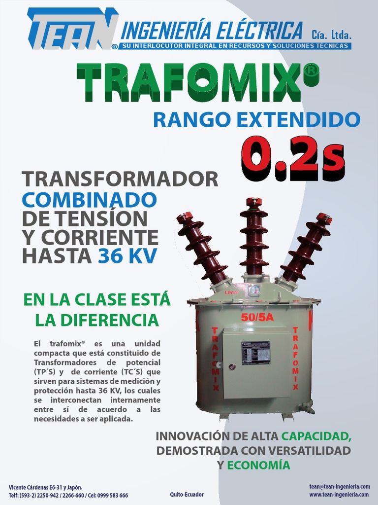 Trafomix | PDF | Transformador | Corriente eléctrica