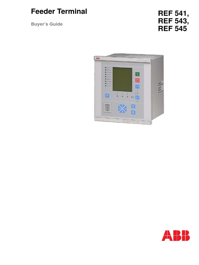 Relay 543 - 545 Manual | PDF | Programmable Logic Controller | Power Supply