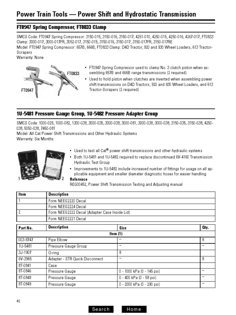 1U-5482 Pressure Adapter Group | PDF | Transmission (Mechanics ...