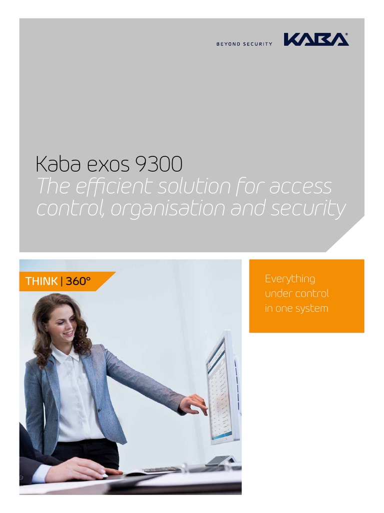Kaba Exos 9300 Software User Manual - holypowerup