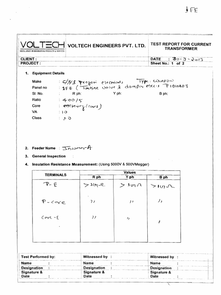 Volt::Ch: Voltech Engineers Pvt. LTD | PDF | Nature