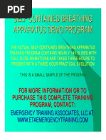 SCBA Breathing Duration Guide | PDF | Breathing | Occupational Safety ...