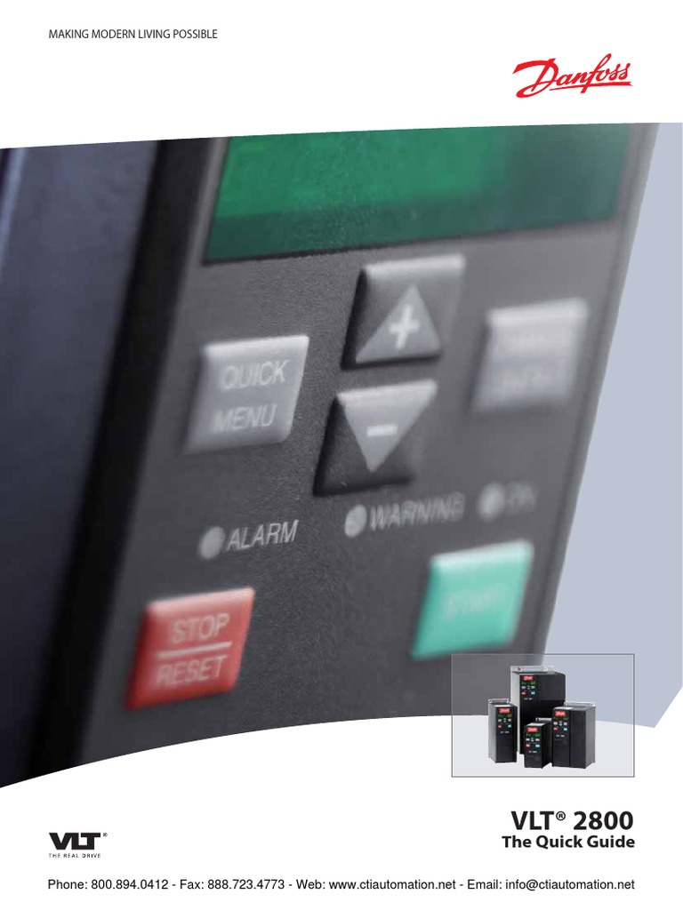 Danfoss VLT 2800 Quick Guide | PDF | Mains Electricity ...
