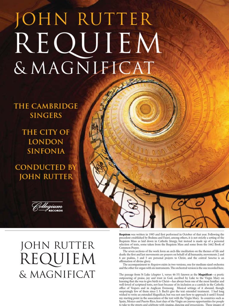 Requiem & Magnificat | PDF | Music Based On The Bible | Christian ...