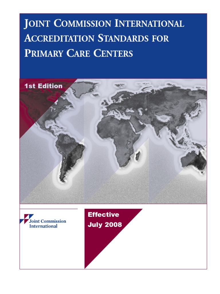 JCI Accreditation Standards for Primary Care | PDF | Patient Safety ...