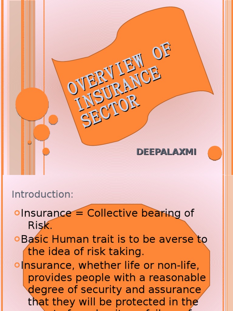 Overview of Insurance Sector India | PDF | Insurance | Financial Services
