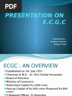 ECGC Policies and Claim Procedures Overview | PDF | Insurance | Economic Institutions
