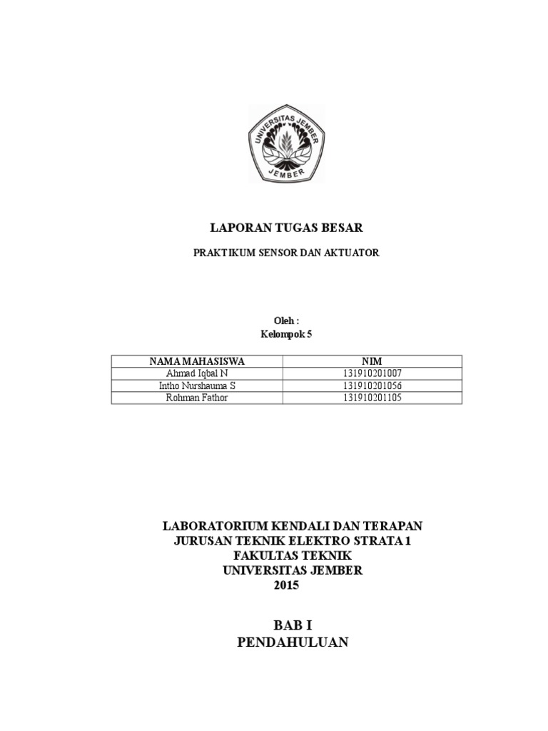 Laporan Praktikum Sensor | PDF