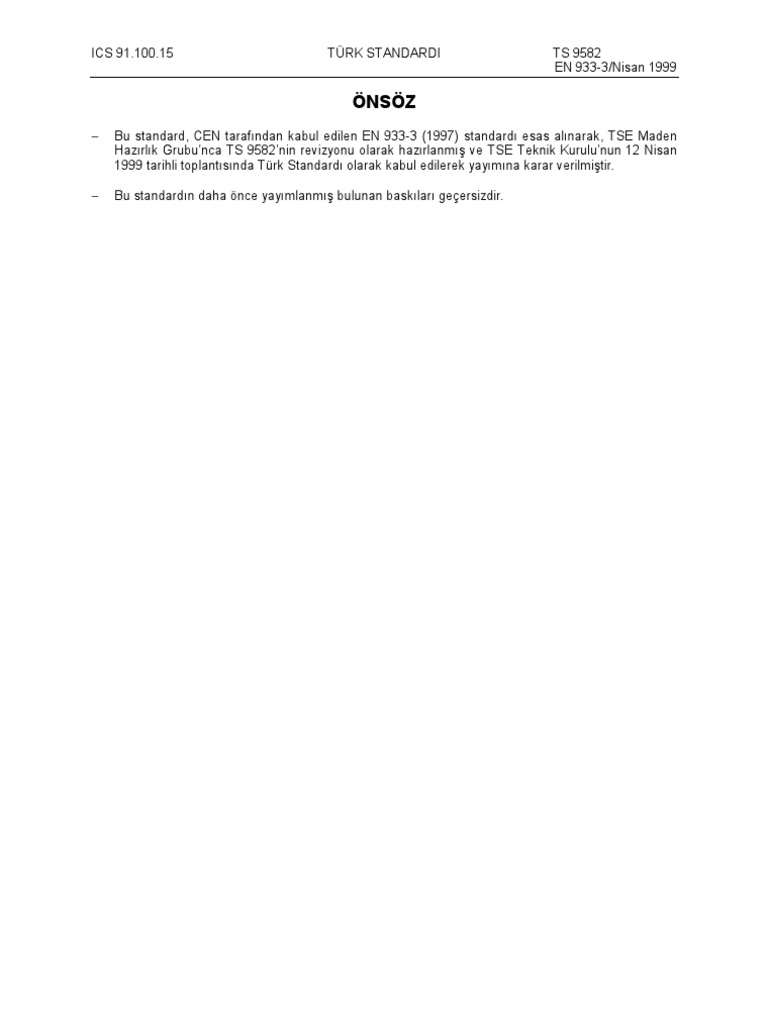 TS 9582 en 933-3 | PDF