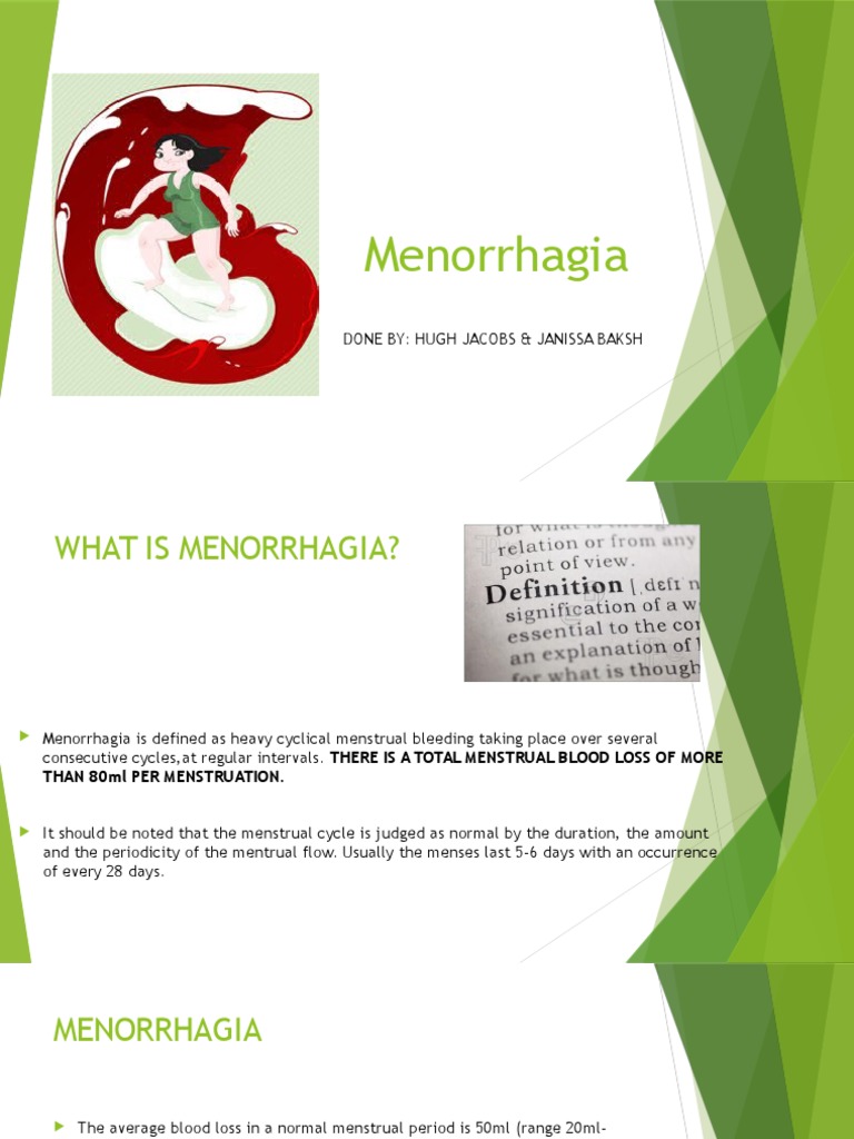Menorrhagia | Menstruation | Menstrual Cycle