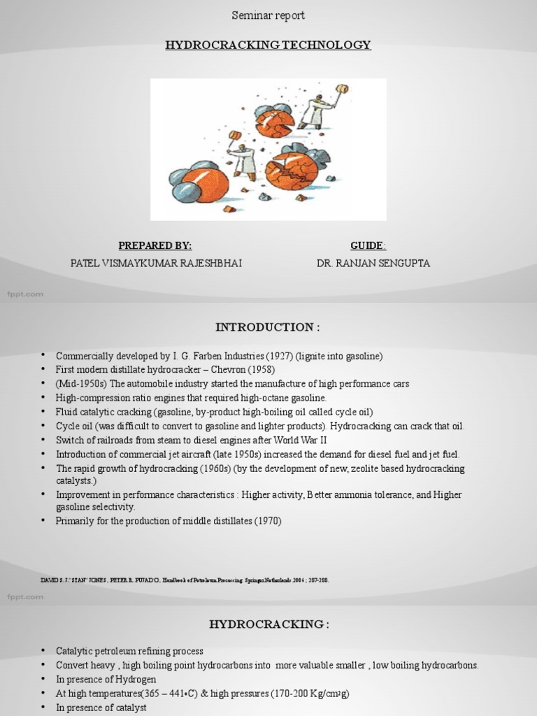 Hydrocracking Technology | PDF | Cracking (Chemistry) | Hydrogenation