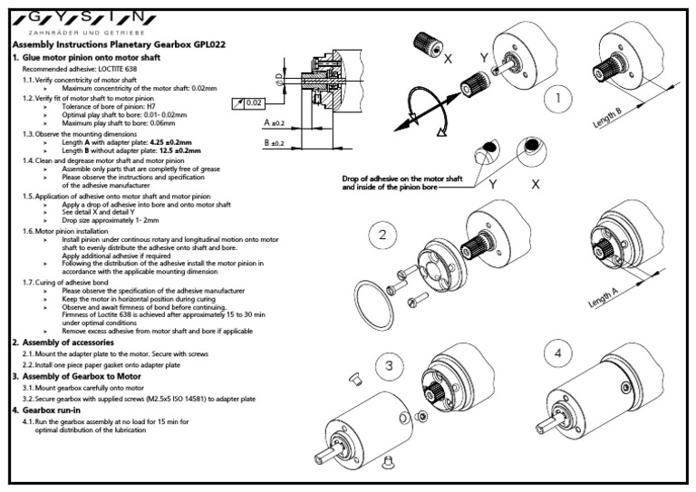 Planetary Gearbox Assembly Guide | PDF