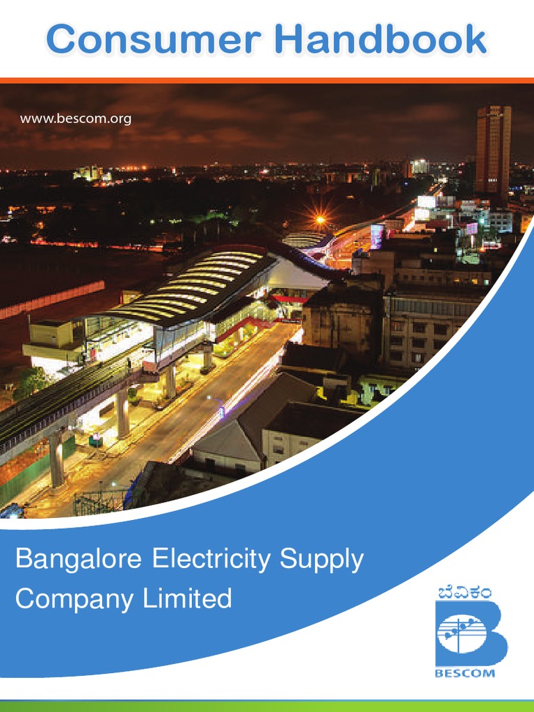 BESCOM Consumer Handbook Overview | PDF | Light Emitting Diode ...
