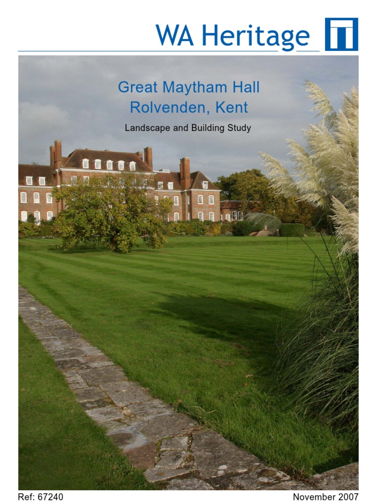 Great Maytham Hall, Rolvenden | PDF | Nature