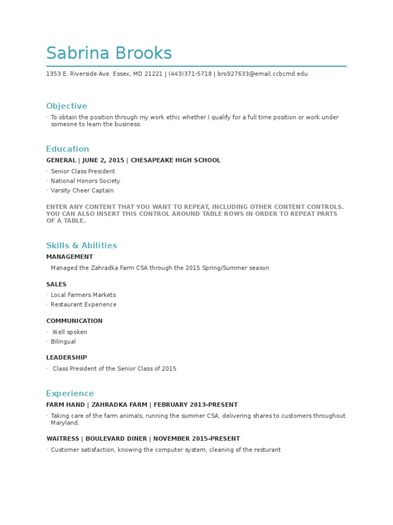 Sabrina Brooks | PDF