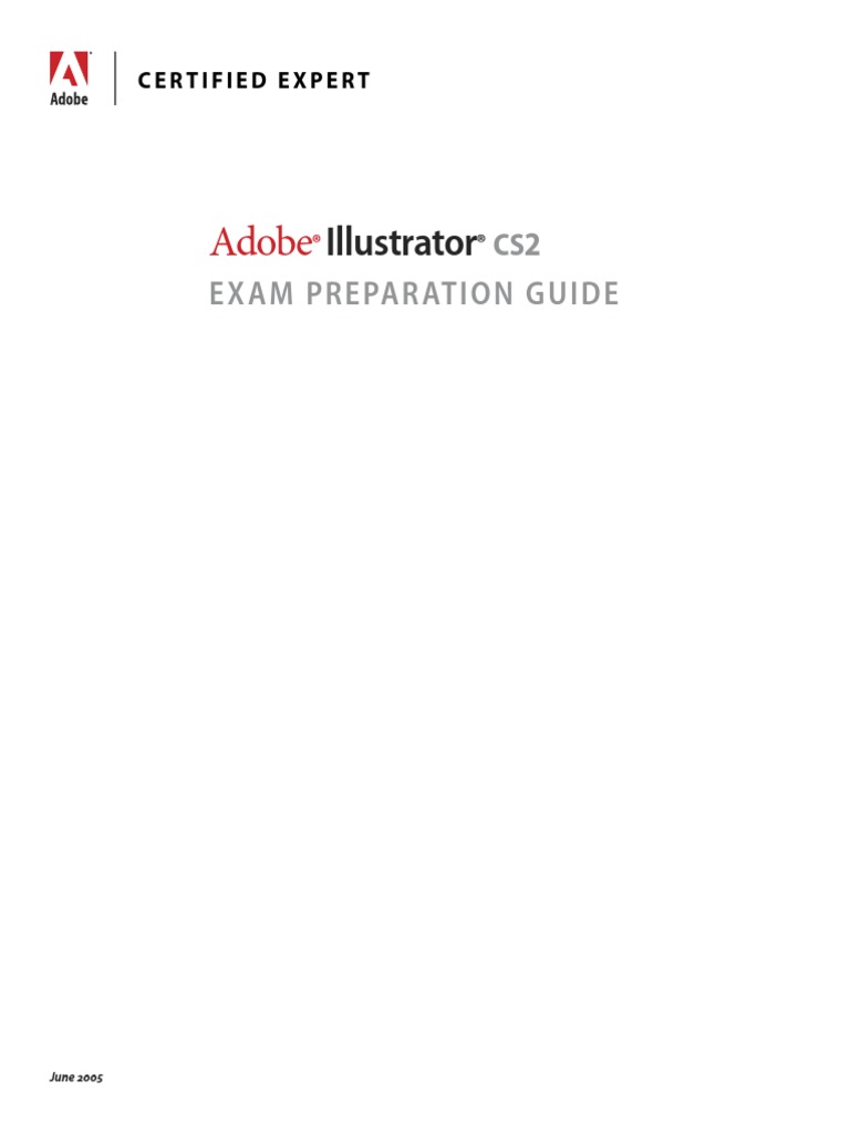 ACE Exam Guide Illustrator2 PDF | PDF | Adobe Illustrator | Adobe Systems