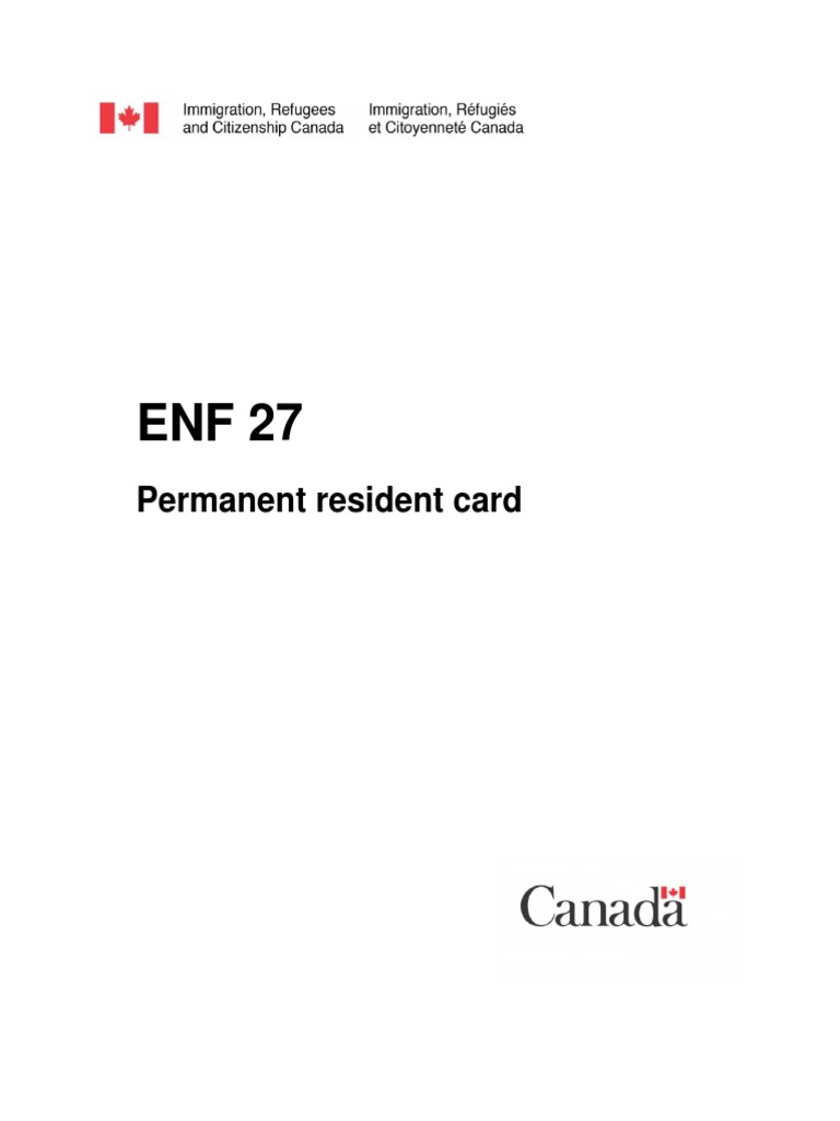 Permanent Resident Card | PDF | Permanent Residence (United States ...
