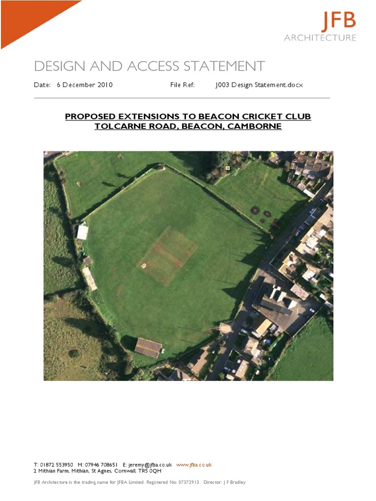 j003 Design Statement | Download Free PDF | Roof | Buildings And Structures