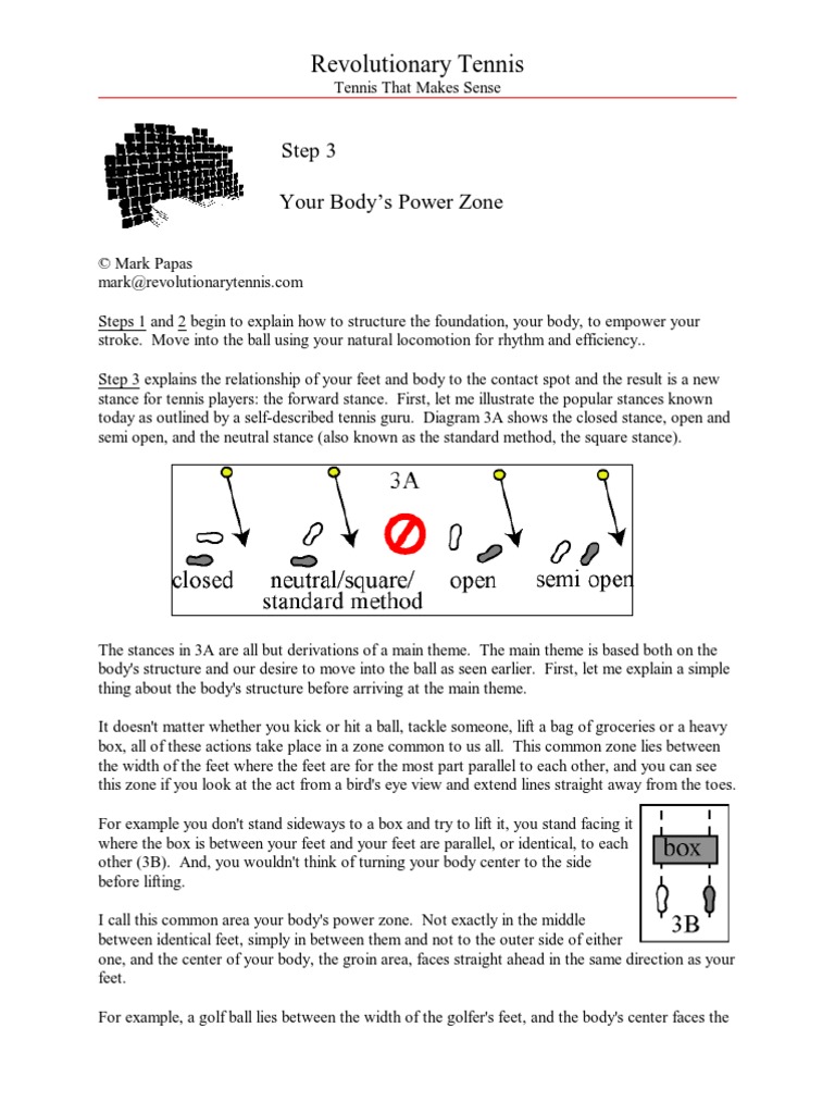 Step 3 Your Body's Power Zone | PDF | Ball Games | Athletic Sports