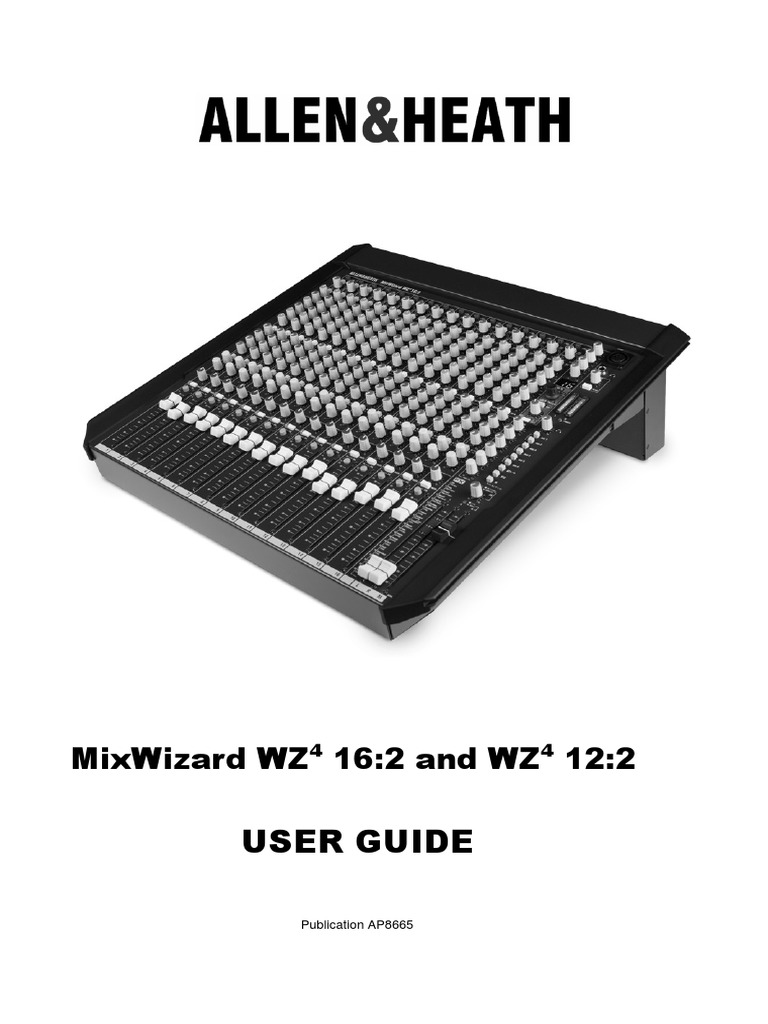 User Guide: Mixwizard WZ 16:2 and WZ 12:2 | PDF | Electrical Connector ...