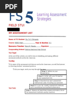 Classroom Observation Instrument | PDF