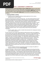 Edtpa Early Childhood Assessmentcommentary | PDF | Educational ...
