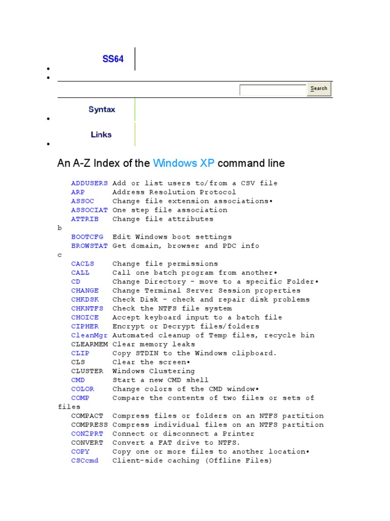 MS DOS Command 3 | PDF | Computer File | Windows Registry
