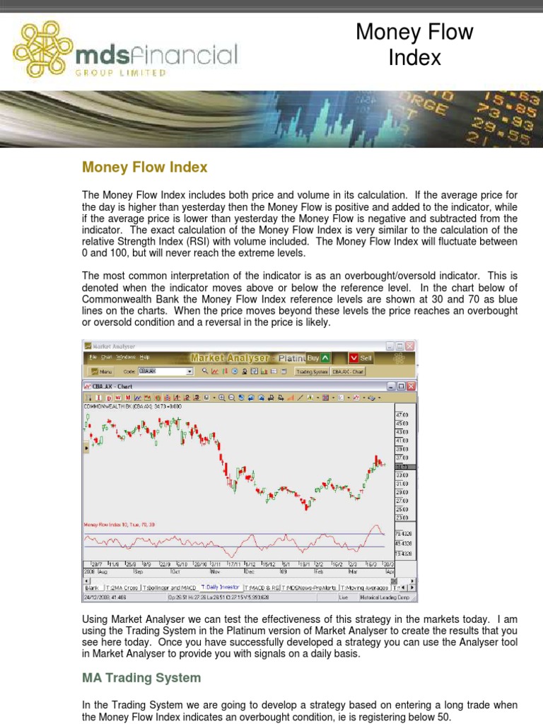 Money Flow Index | PDF | Financial Markets | Economies