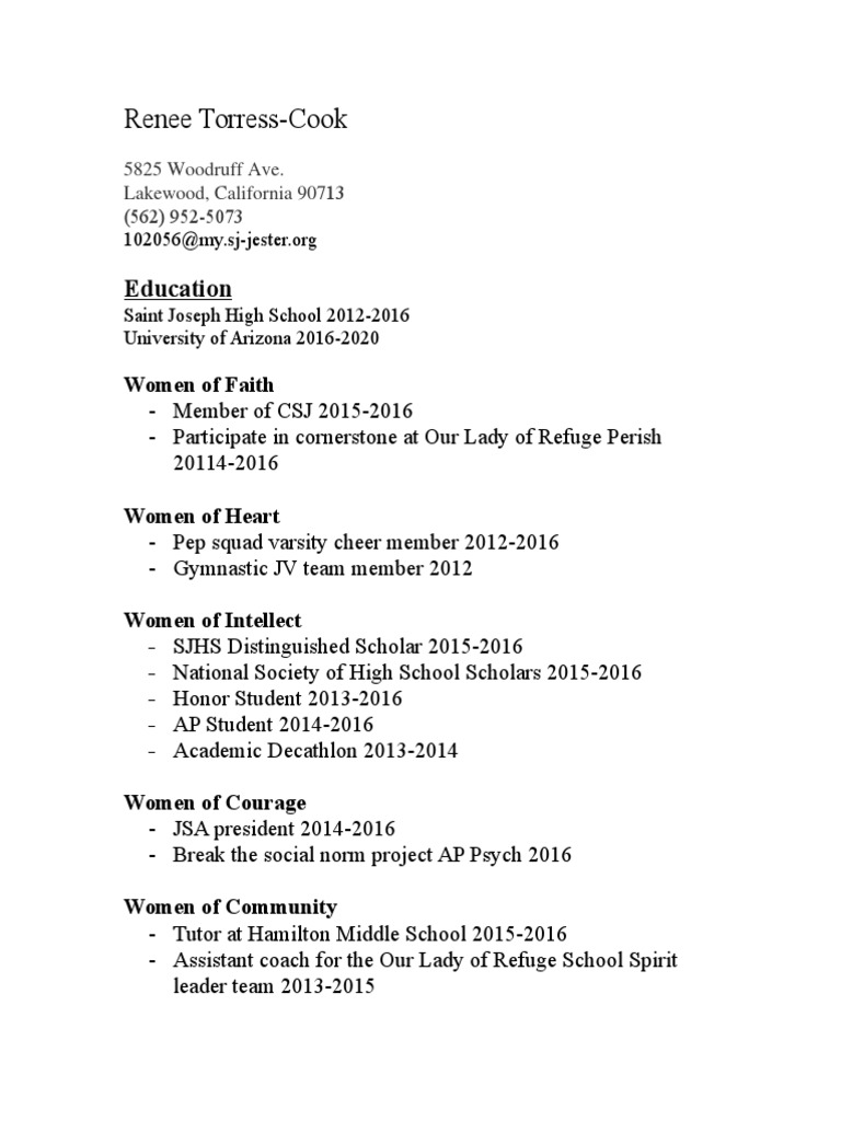 Capstone Resume | PDF