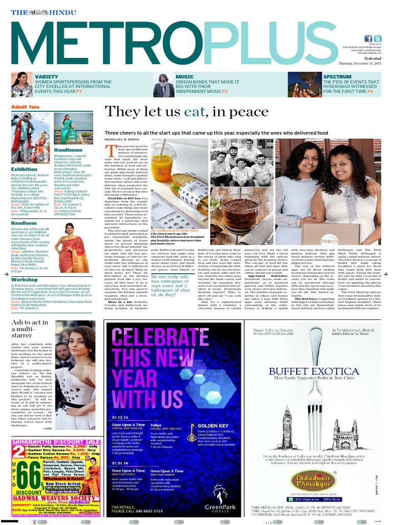 They Let Us, in Peace: Ash To Act in A Multi-Starrer | PDF | Meal ...