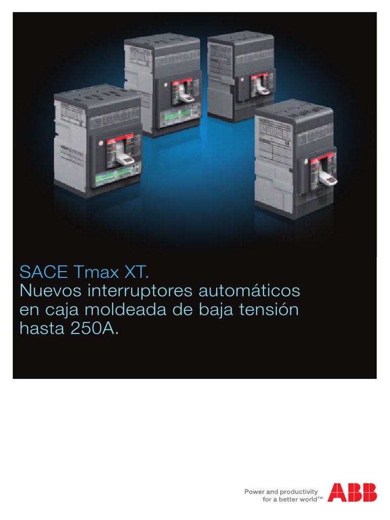 Catalogo Tmax XT | PDF | Relé | Electrónica